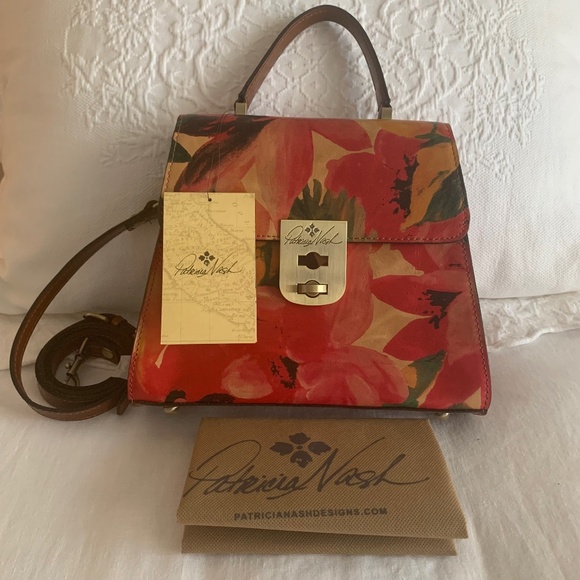 Patricia Nash | Bags | Nwt Patricia Nash Spring Multi Chauny Top Handle ...